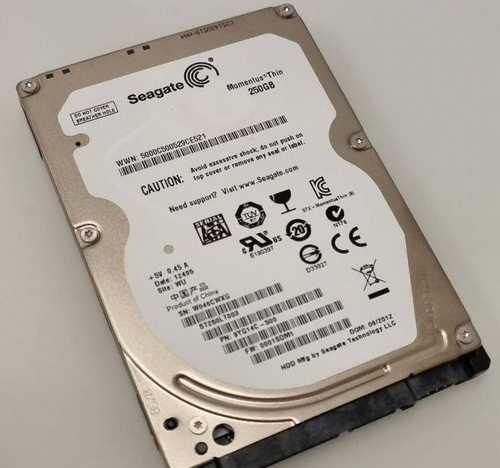 HDD 2,5" 250GB Seagate SATA Жесткий диск