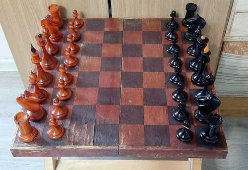 Шахматы деревянные СССР 37 х37 см. 1953 год