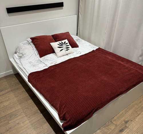 Кровать Мальм 160х200 (IKEA)   Реечное дно Лурой