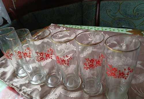 Тонкие стаканы для напитков