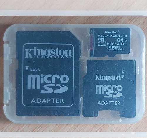 MicroSD 64gb Kingston canvas