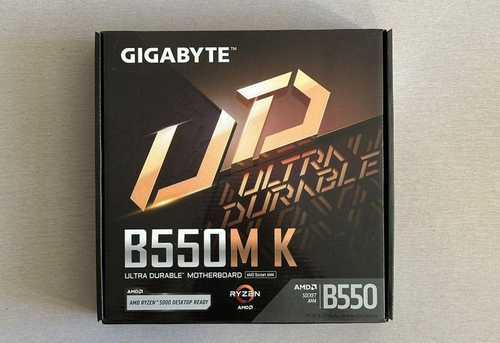 Материнская плата AM4 Gigabyte B550M K Новая