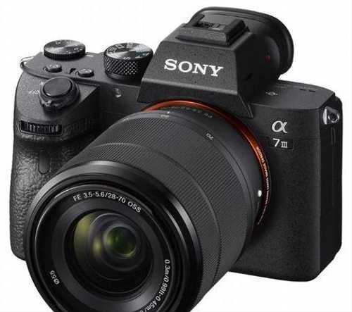 Фотоаппарат Sony Alpha ilce-7M3 Kit черный FE 28-7