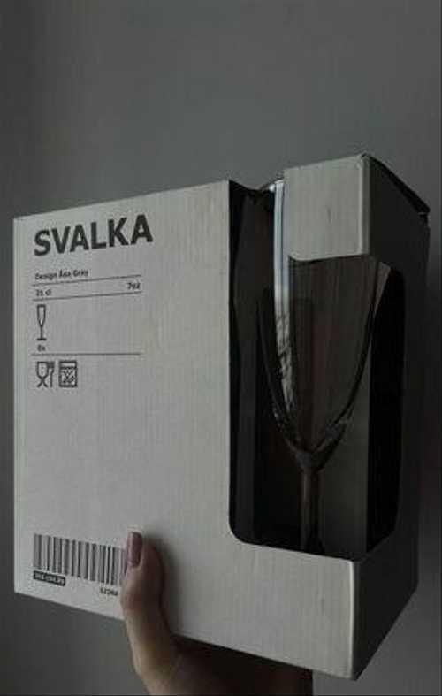 Фужеры бокалы для шампанакого IKEA svalka икеа
