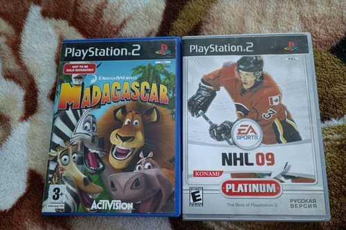 Игры ps2 лицензия Madagascar и NHL 09 | Festima.Ru - Мониторинг объявлений