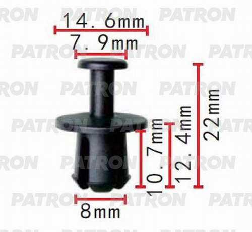 Patron P37-0209 Клипса пластмассовая BMW применяем