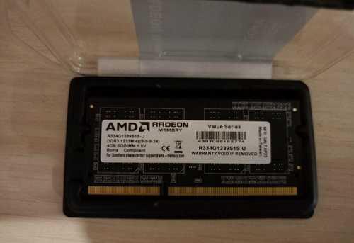 Оперативная память AMD 4Gb DDR-III