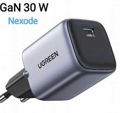 Сетевая зарядка Ugreen Nexode mini GaN 30W