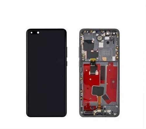 Дисплей для Huawei P40 Pro черный+рамка Orig