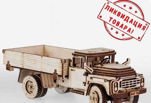Сборная модель бортовой грузовик из фанеры