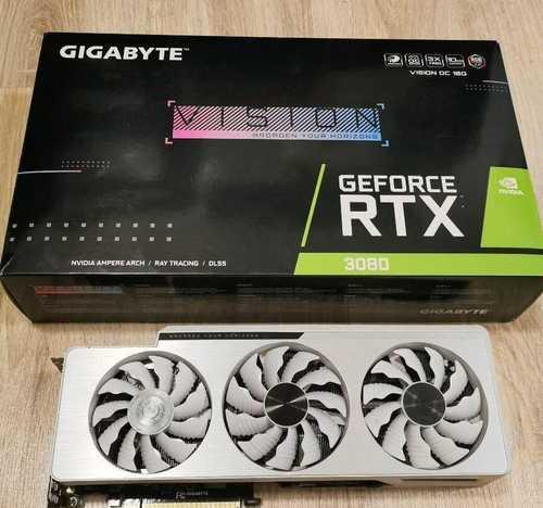 Видеокарта Rtx 3080 Gigabyte vision 10GB