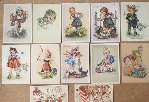 Немецкие открытки дети
