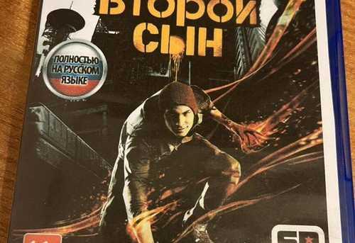 Infamous second son диск для Sony PlayStation 4