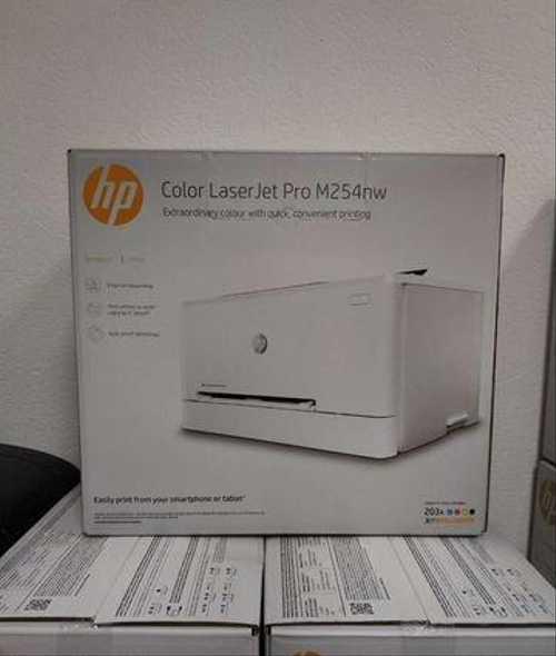 Цветной Лазерный принтер HP lj m254nw WI-FI