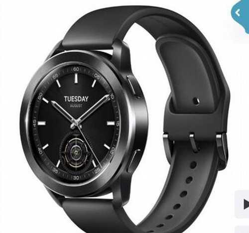 Смарт-часы Xiaomi Watch S3 черые новые