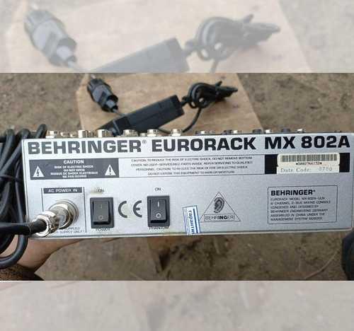 Микшерный пульт Behringer Eurorack MX 802A