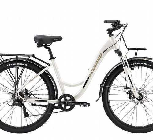 Велосипед TechTeam Scorpio 27.5*17 белый