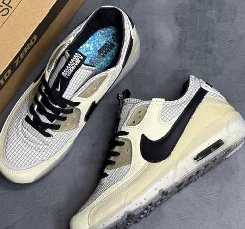 Кроссовки Nike air max 90 бежевые