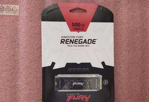 SSD Kingston fury Renegade M.2 2280 500 гб