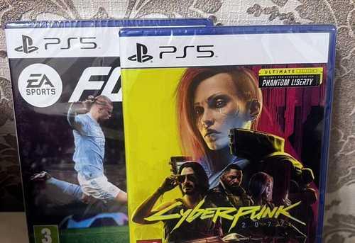 FC 24 и Cyberpunk 2077 на Ps5