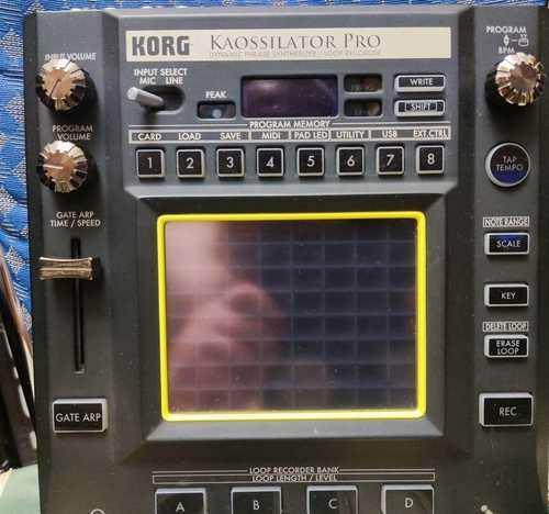 Korg kaossilator PRO динамический фразовый синтеза