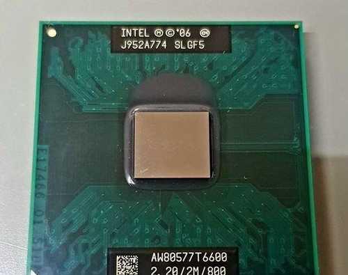Процессор Intel Core 2 Duo T6600 slgf5 б/у