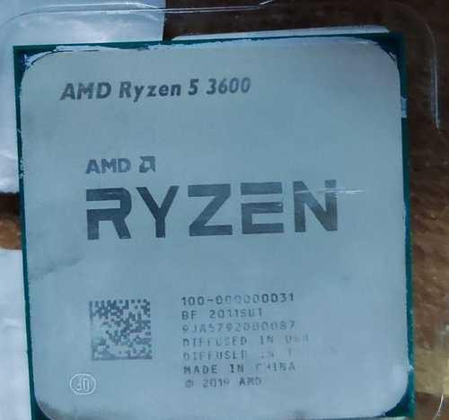 Процессор Ryzen 5 3600