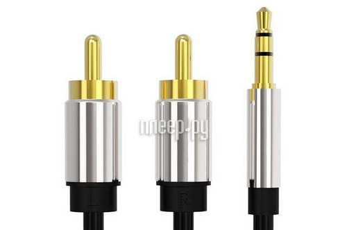 Vention Jack 3.5mm/M - 2RCA/M 1.5m Black P550A