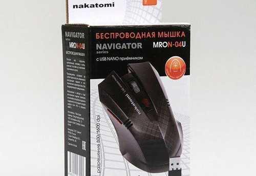 Компьютерная мышь Nakatomi mron-04U, черный