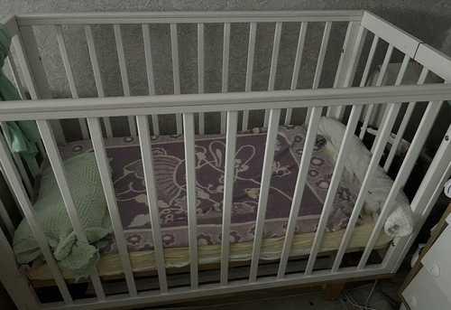 Детская кровать 120х60 с маятником
