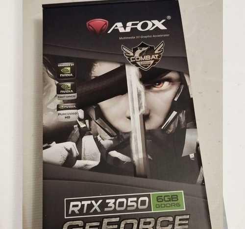 Новая aFox GeForce RTX 3050 6GB