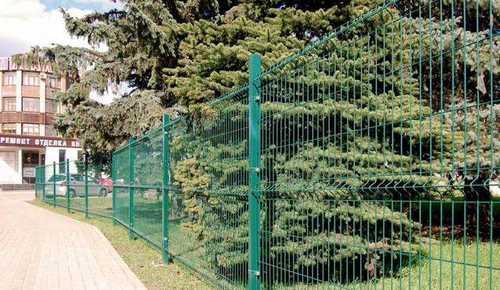 Забор сетка 3d коричневый зеленый серый оцинковка