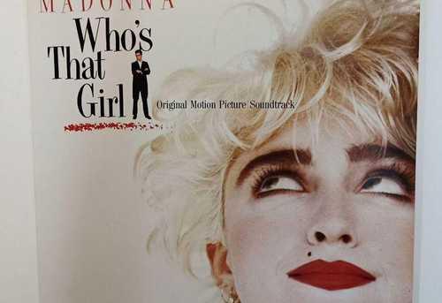 Винтажная виниловая пластинка LP Madonna Whos That