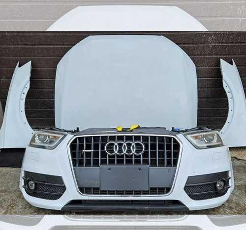 Ноускат Audi Q3 8U белый морда