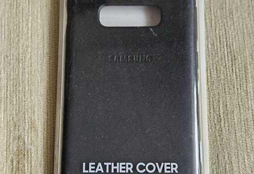 Чехол на Samsung Galaxy S10e кожаный