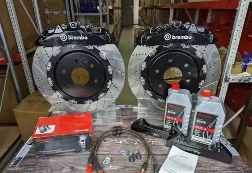 Тюнинг тормозов Cadillac Escalade Brembo GT8 перед