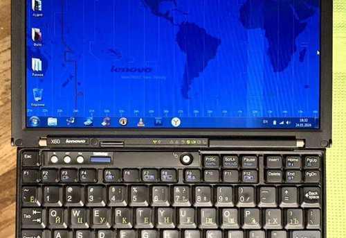 Добротный Lenovo ThinkPad X60 12"/500Гб/3Гб/2 ядра