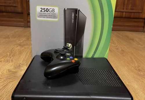 Xbox 360 slim 500gb прошитый + 74 игры