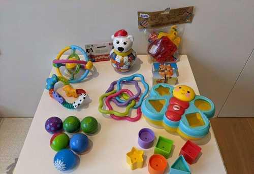 Игрушки пакетом (на 6мес-1,5 года и 1,5-3 года)