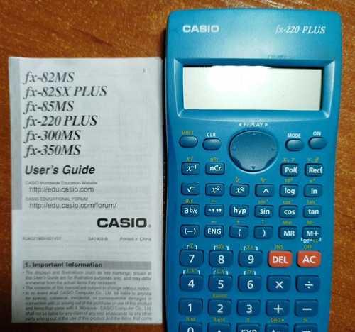 Калькулятор casio fx-220 plus