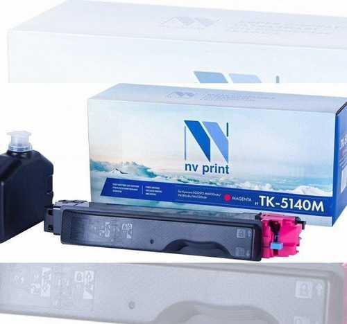 Картридж NV Print Kyocera TK-5140 Magenta для ecos