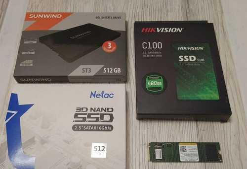 Новый SSD накопитель 512 гб (и 1 тб)