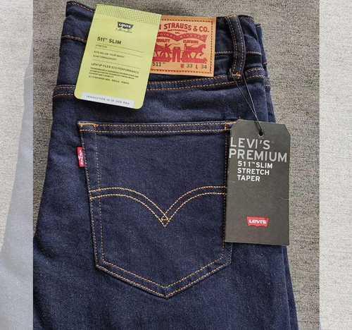 Levi's 511 slim stretch premium Оригинал