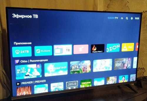 Телевизор 4К, smart tv новый, IPS матрица 43