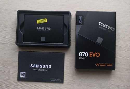 Жесткий диск ssd Samsung 870 evo 500 gb