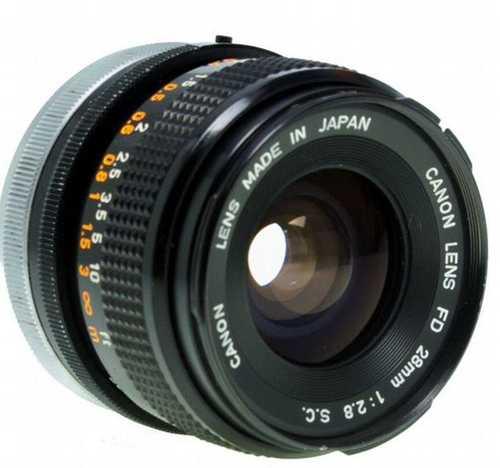 Canon Lens FD 28m f2.8