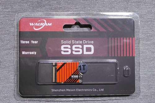 SSD Walram W3000 1TB 2230 Pci-E, новый