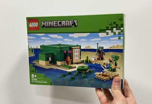 Lego Minecraft 21254 Домик на Черепашьем пляже