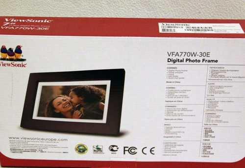 Цифровая фоторамка ViewSonic VFA770W-30E