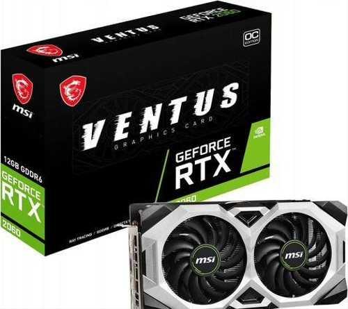 MSI GeForce RTX 2060 Ventus 12G OC (Новая)